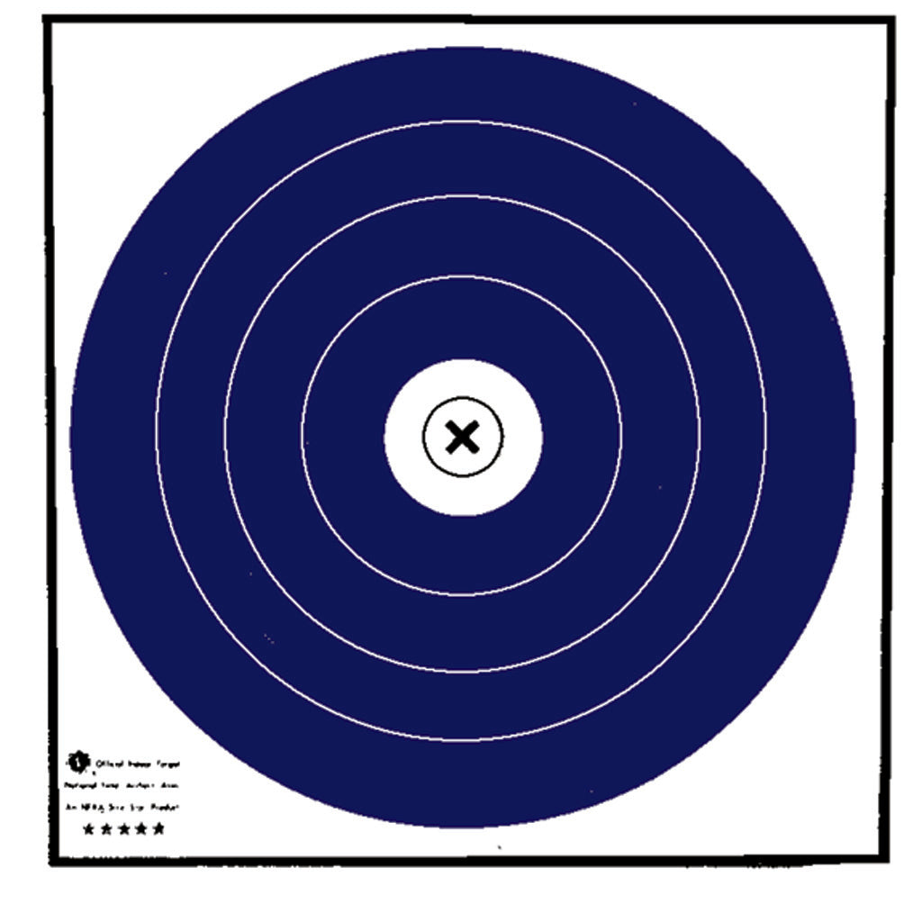 Maple Leaf Target Face NFAA Indoor Blue/White 40 cm. 100 pk. – Gregory ...