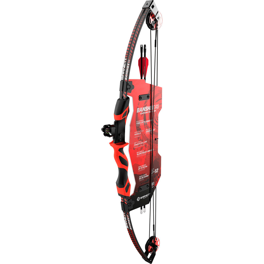 Barnett Banshee G3 Compound Bow RH Red 15 lbs. – Gregory Archery
